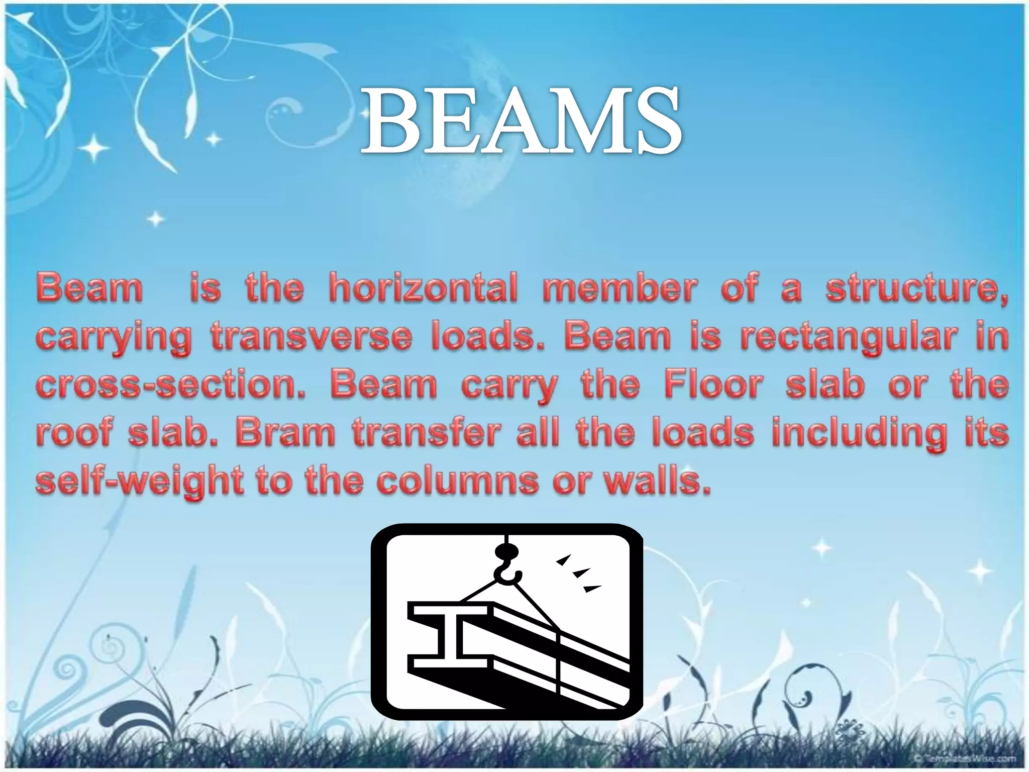 Civil Engineering (Beams,Columns) | PPTX
