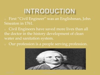 Civil engineering. | PPTX | Civil Engineering Industry | Industries