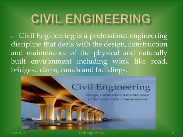 Civil engineering. | PPTX | Civil Engineering Industry | Industries