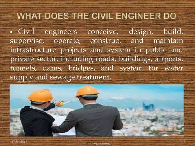 Civil engineering. | PPTX | Civil Engineering Industry | Industries