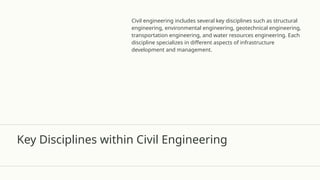 Civil Engineering.pptx n-Depth Study of Civil and Structural ...