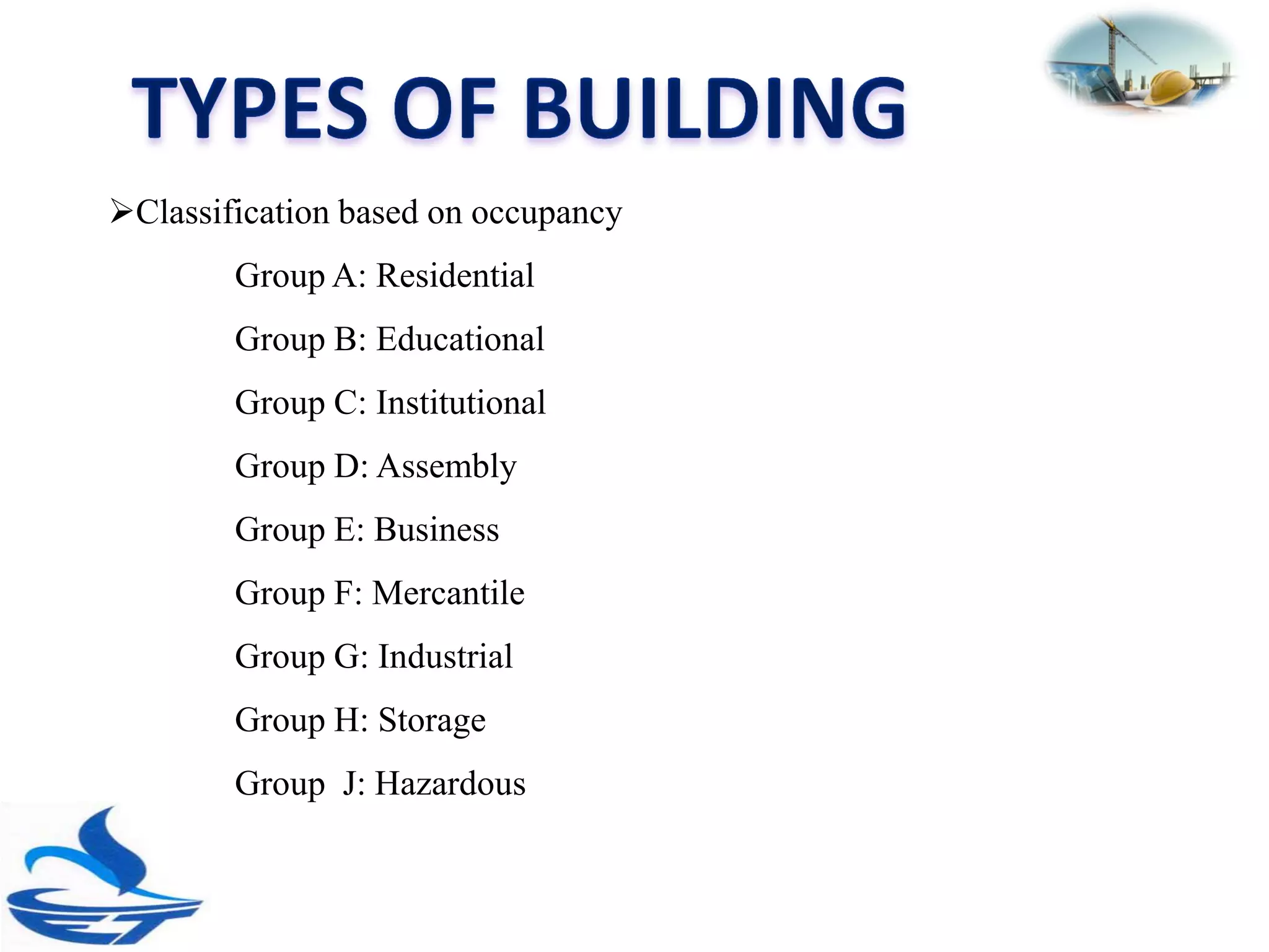 Civil engineering disciplines and building classification | PDF