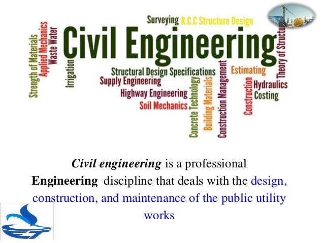 Civil engineering disciplines and building classification