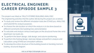 Civil engineering CDR Sample For Engineers | PDF