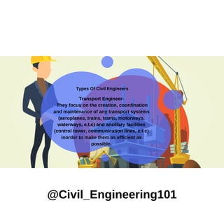Types of Civil Engineers | PPT