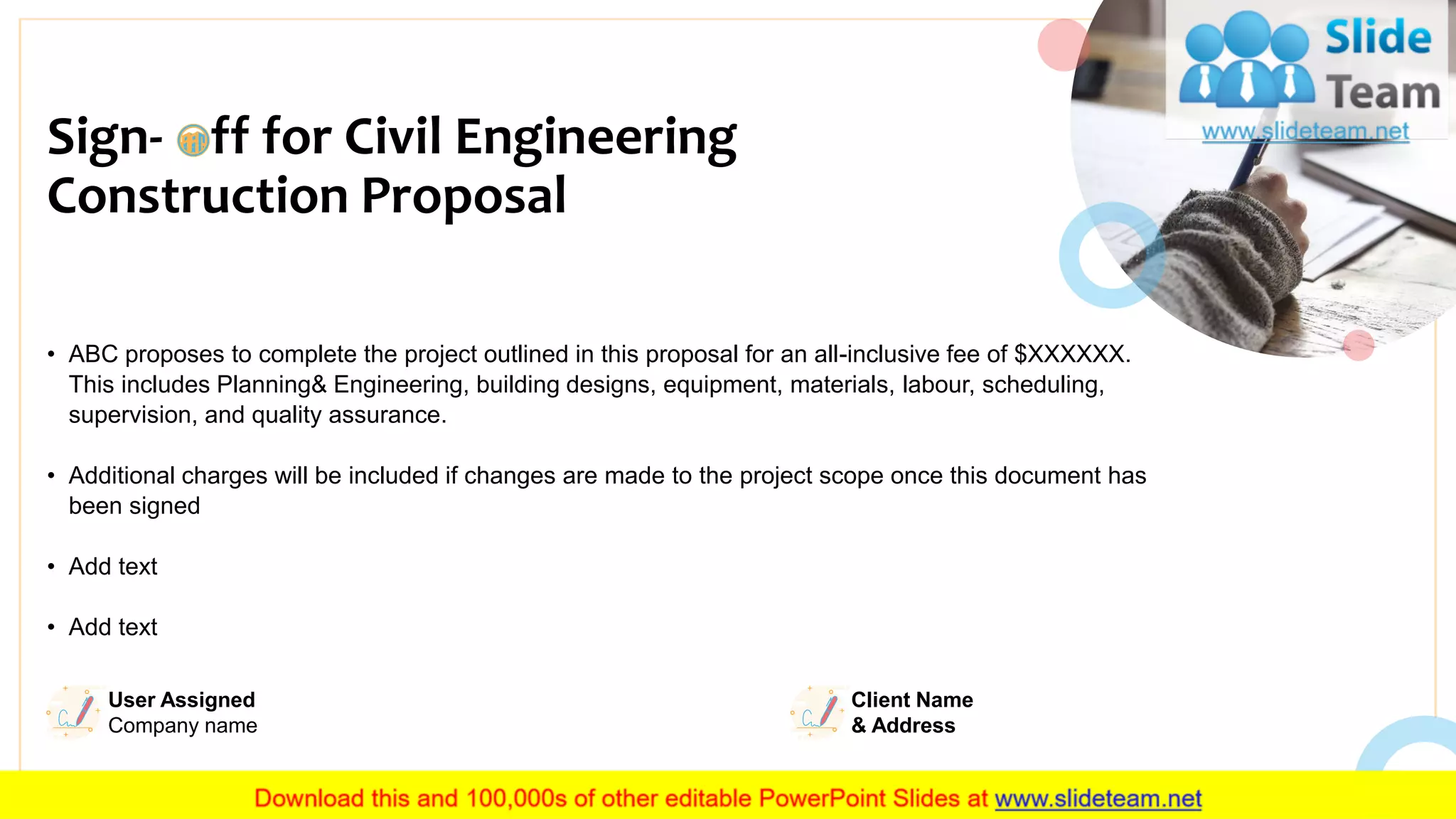 Civil Engineering Construction Proposal PowerPoint Presentation Slides ...