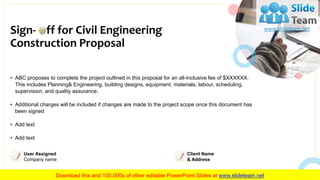 Civil Engineering Construction Proposal PowerPoint Presentation Slides ...