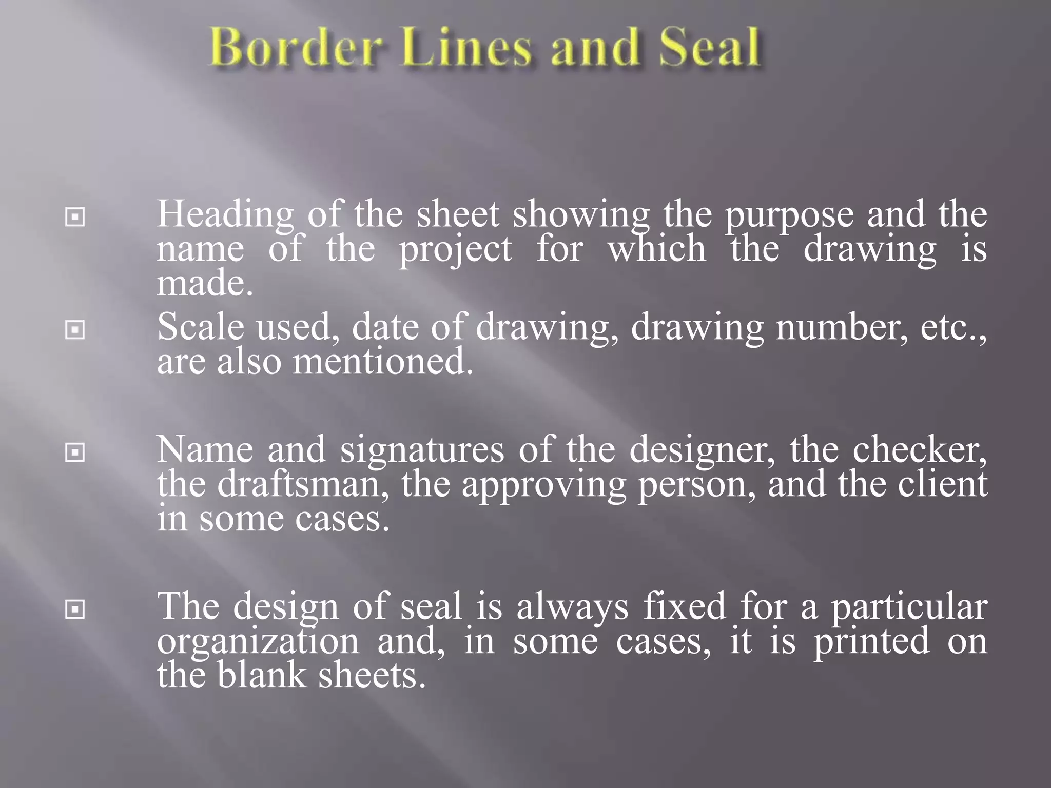 Use of Instrument and Lettering in Civil Engineering Drawing | PPTX