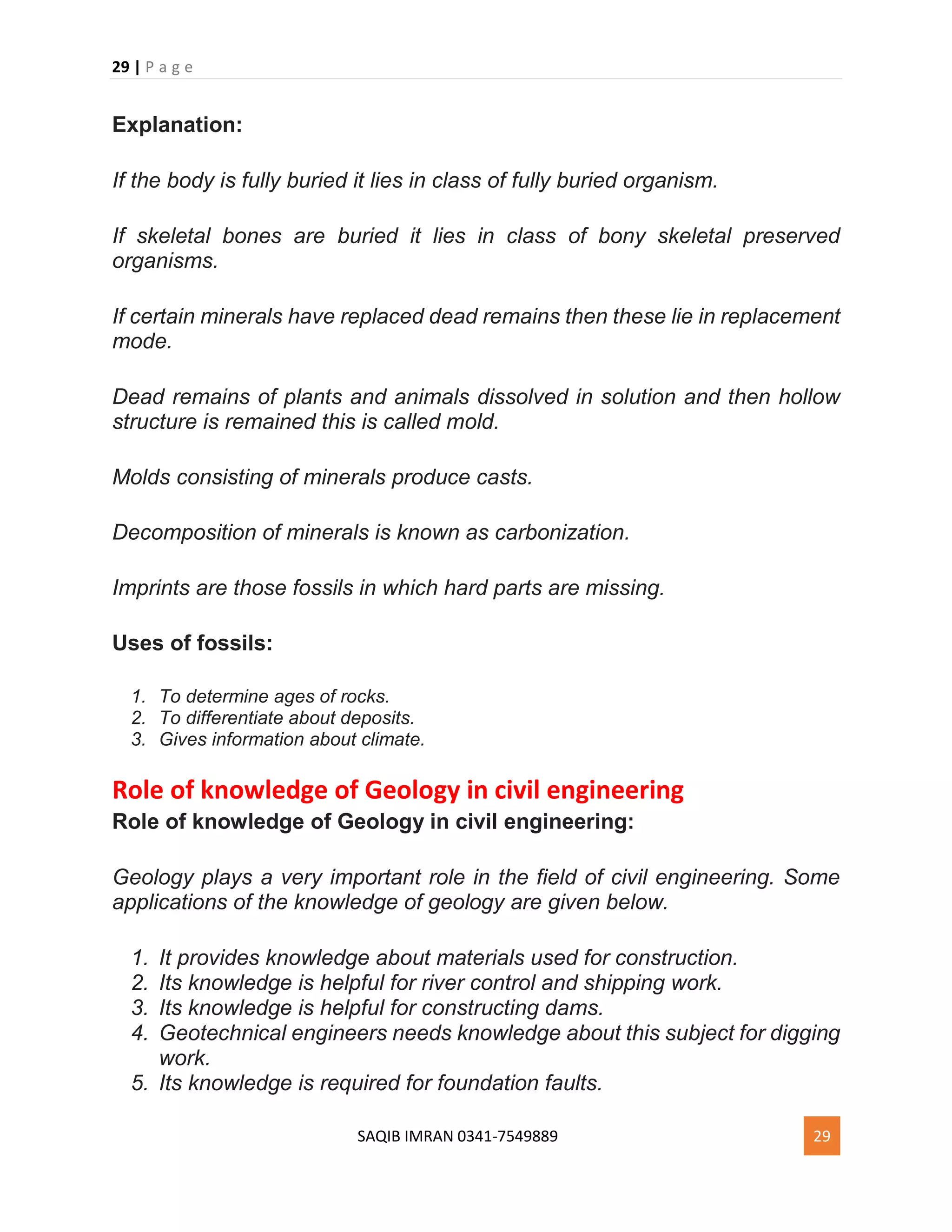 Civil engineering geology pdf | PDF