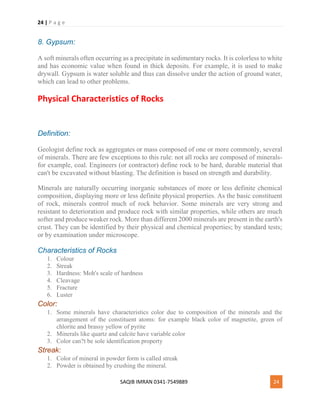Civil engineering geology pdf | PDF