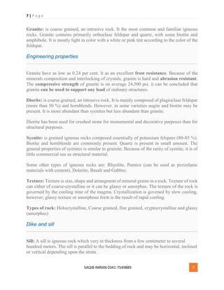 Civil engineering geology pdf | PDF