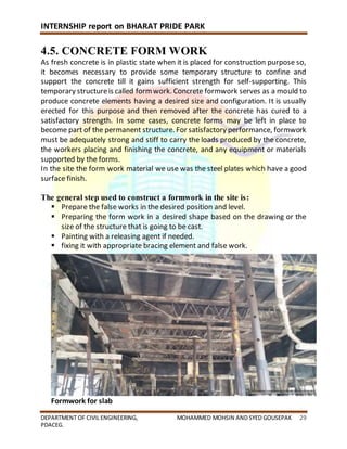 Civil engineering internship report | DOCX