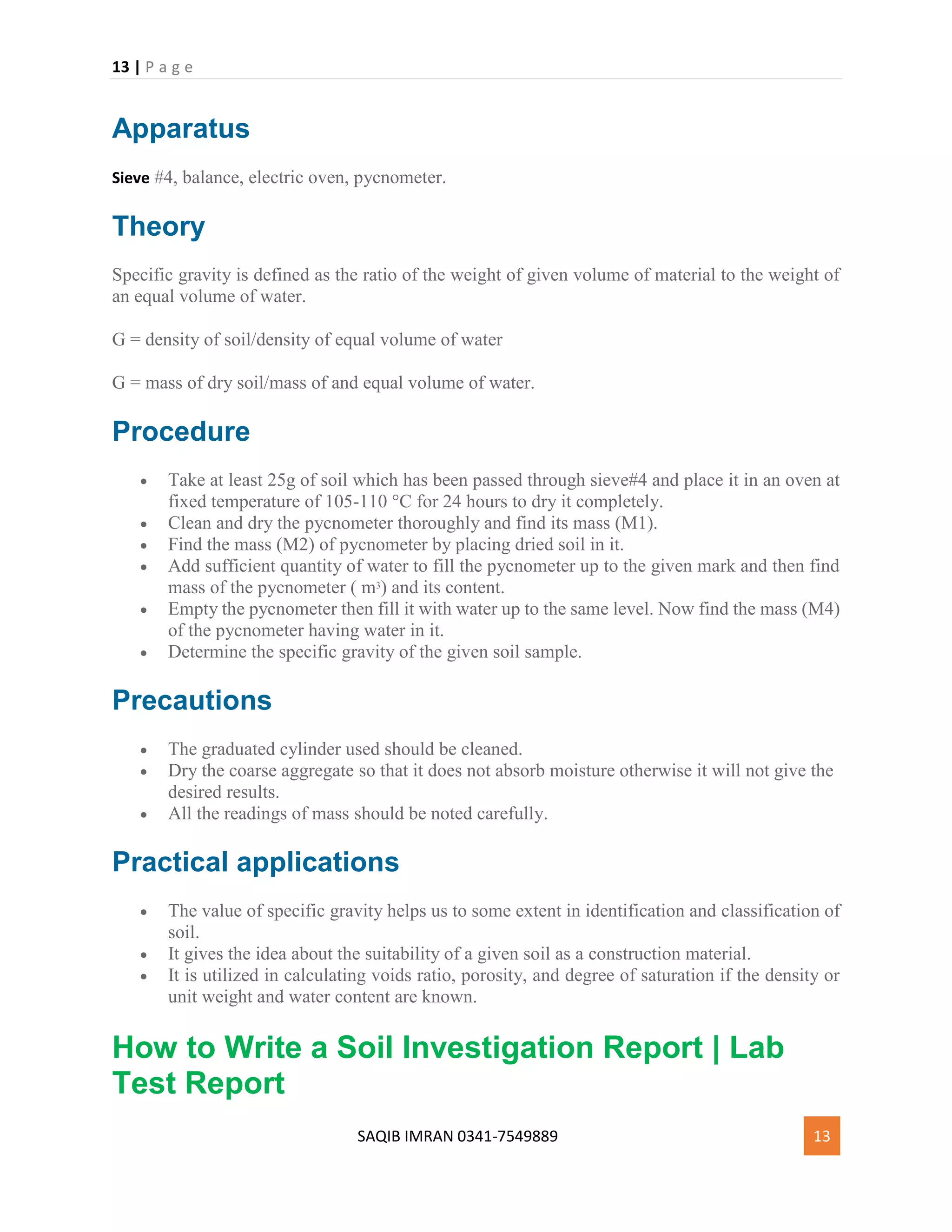 Civil engineering lab tests pdf | PDF
