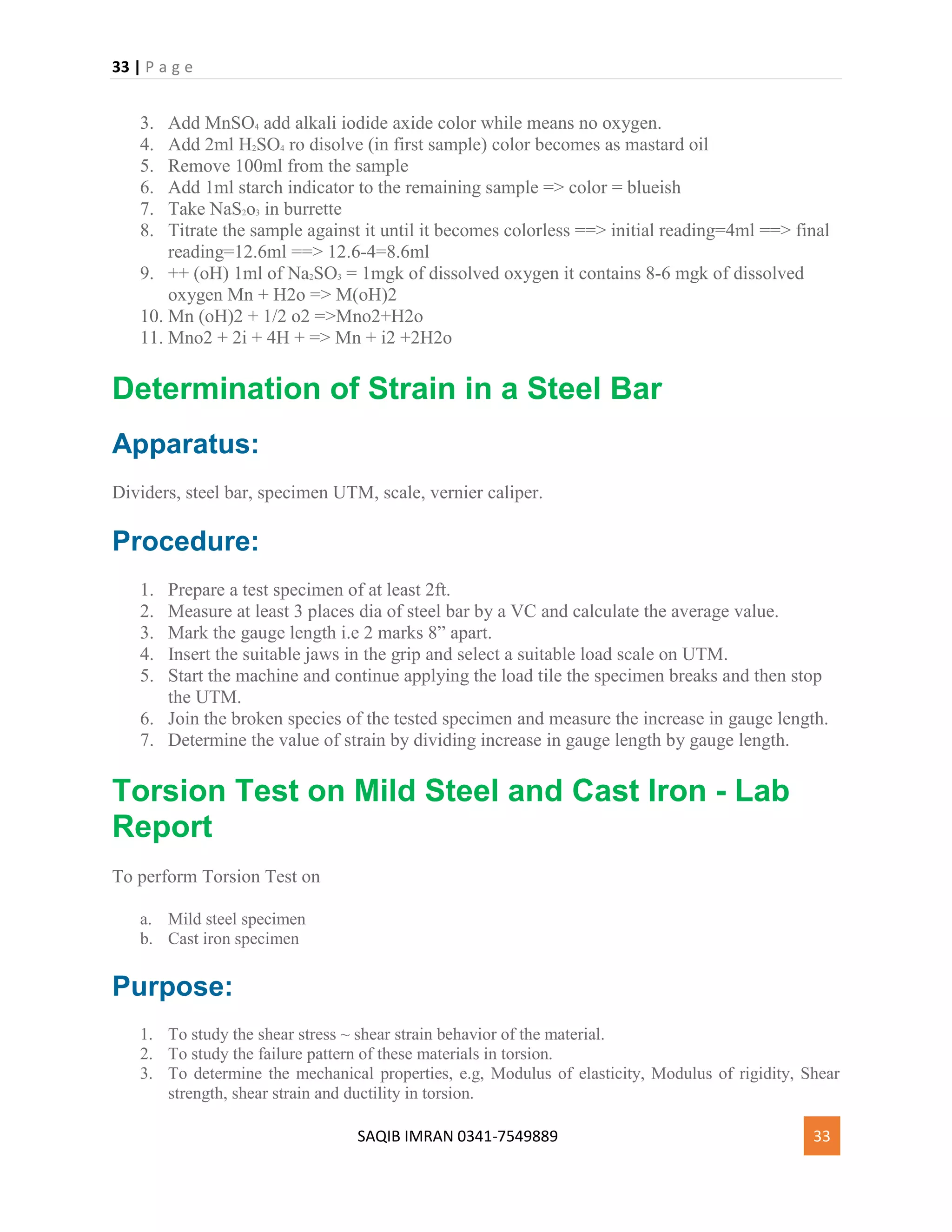 Civil engineering lab tests pdf | PDF