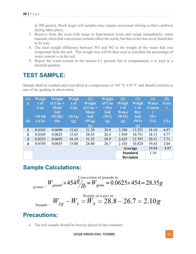 Civil engineering lab tests pdf | PDF