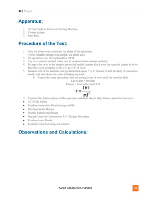 Civil engineering lab tests pdf | PDF