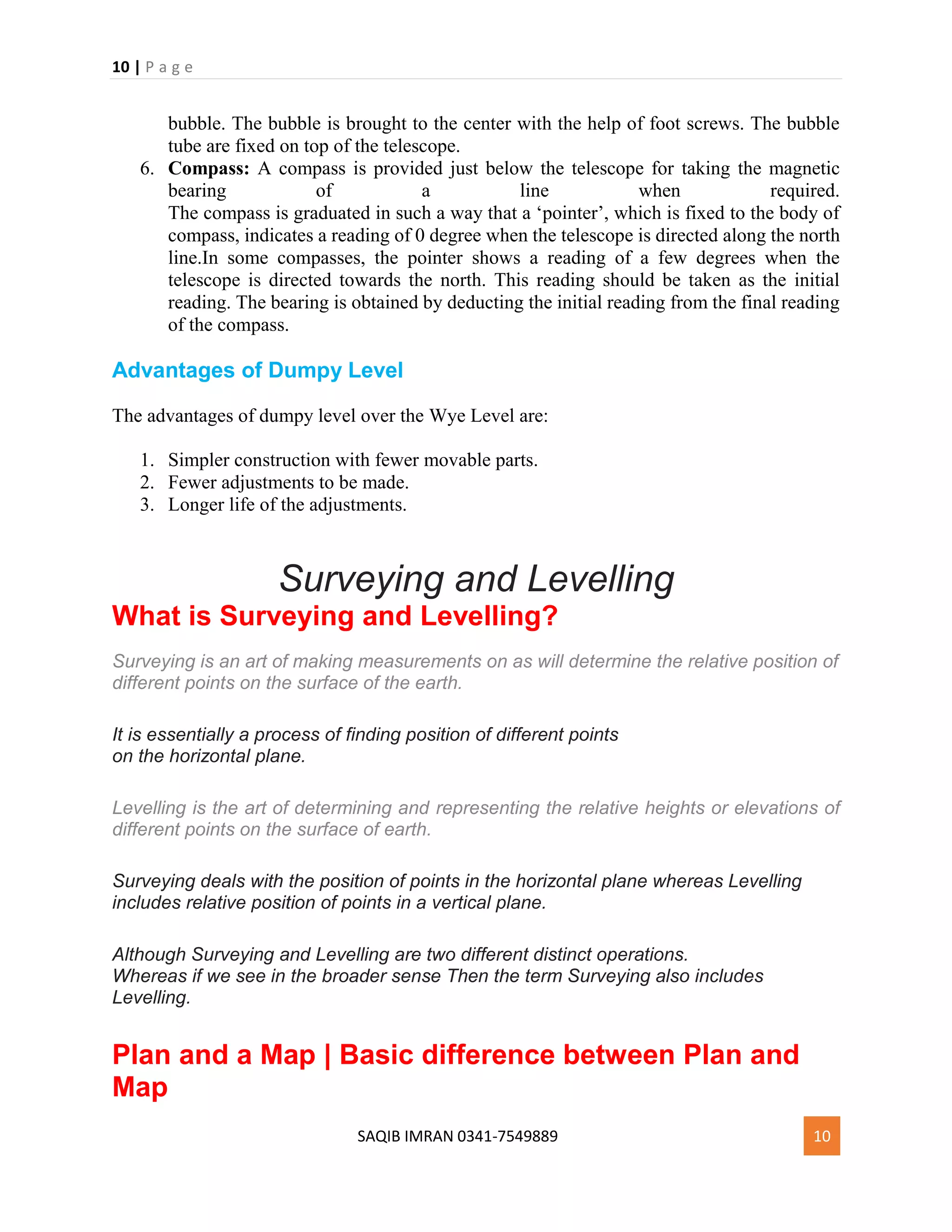 Civil engineering land surveying basics pdf | PDF
