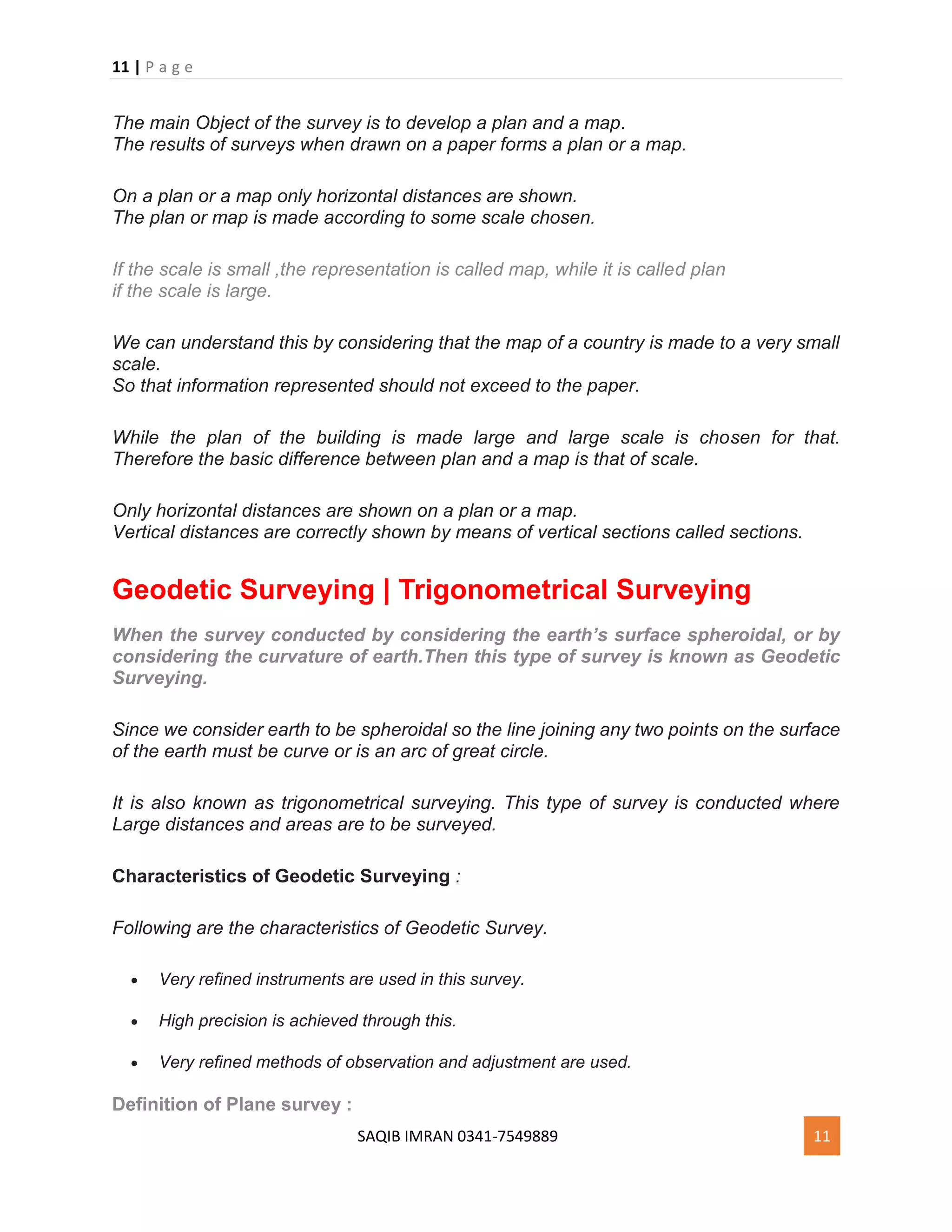 Civil engineering land surveying basics pdf | PDF