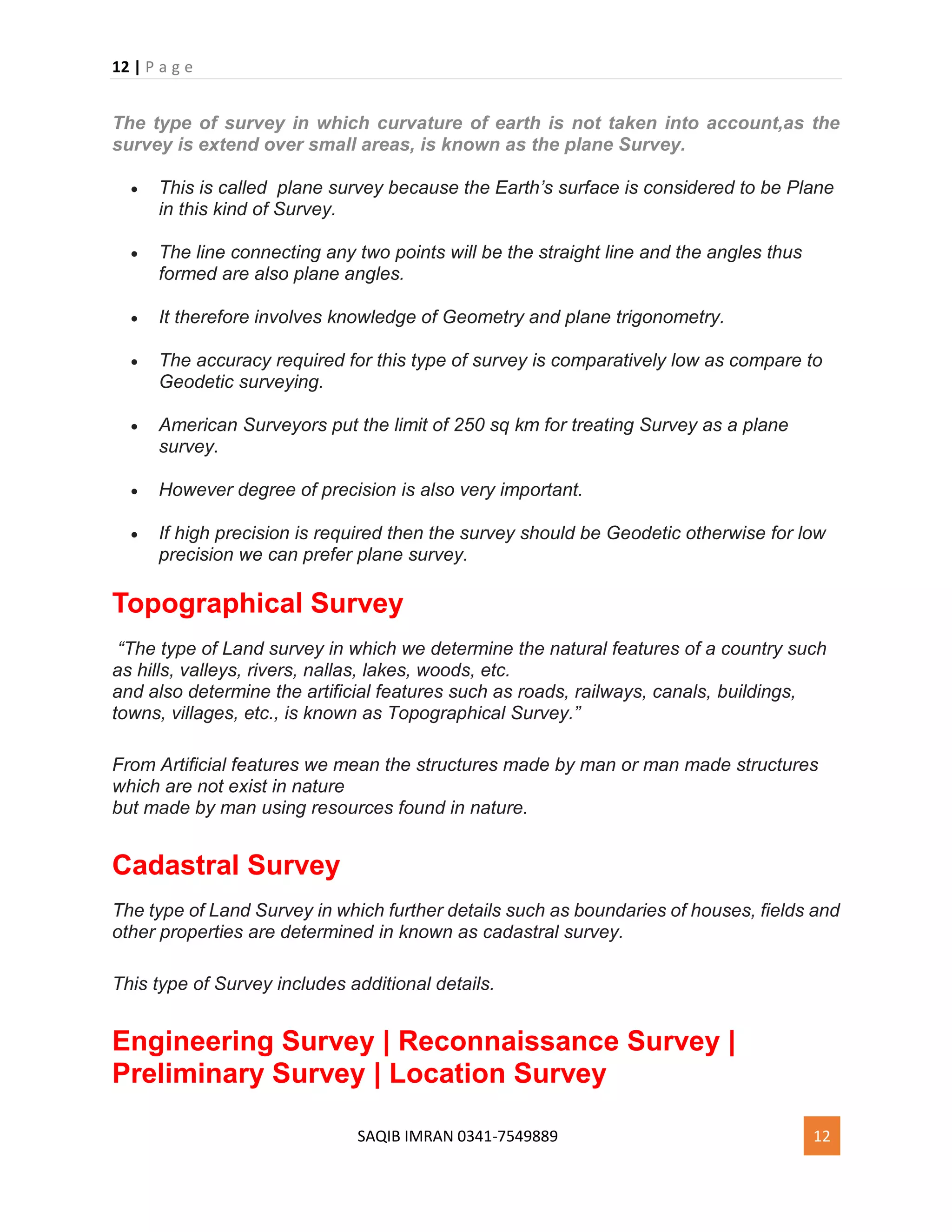 Civil engineering land surveying basics pdf | PDF