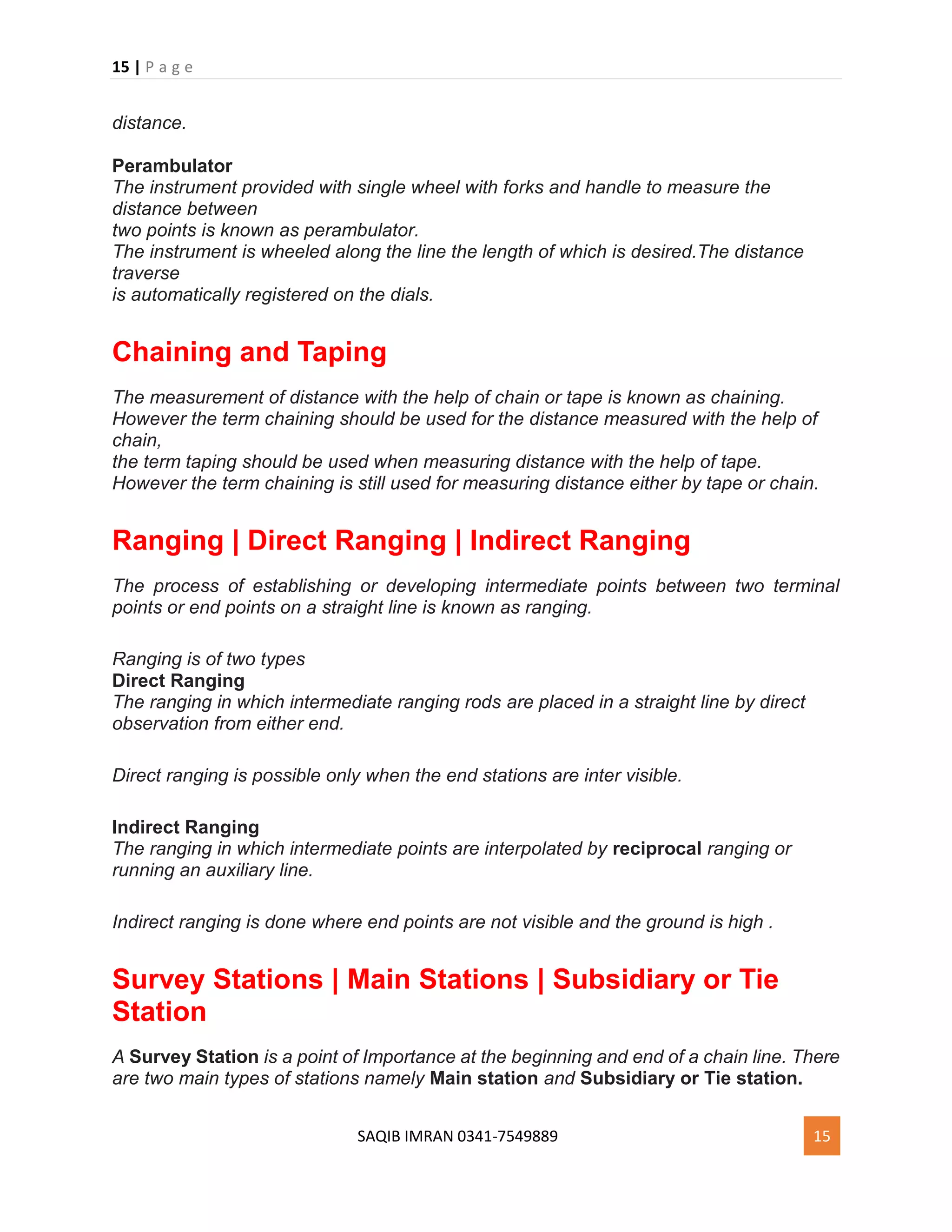 Civil engineering land surveying basics pdf | PDF