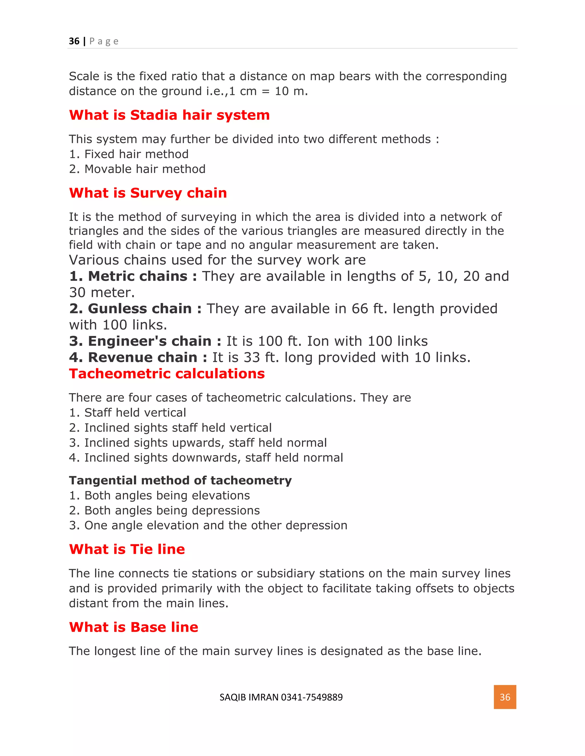 Civil engineering land surveying basics pdf | PDF