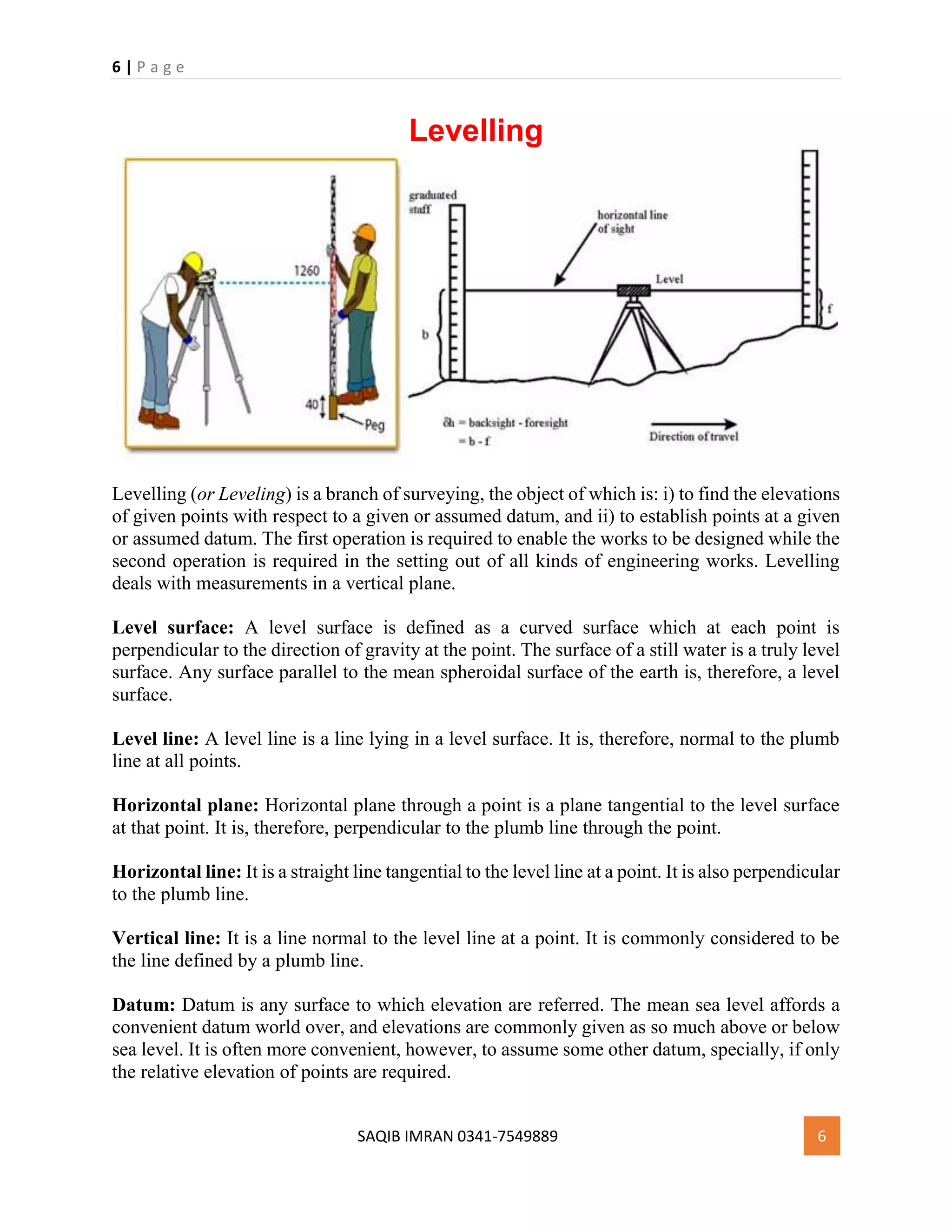 Civil engineering land surveying basics pdf | PDF