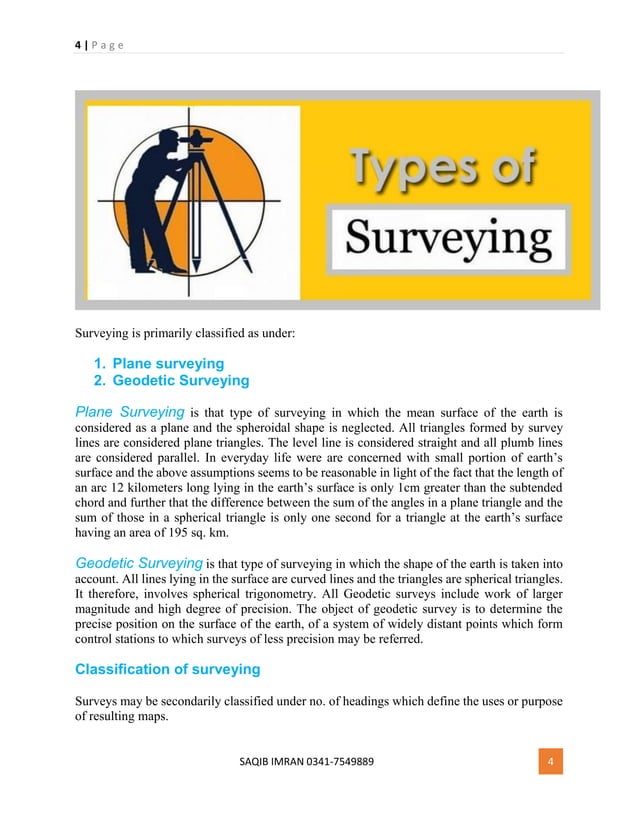Civil engineering land surveying basics pdf | PDF