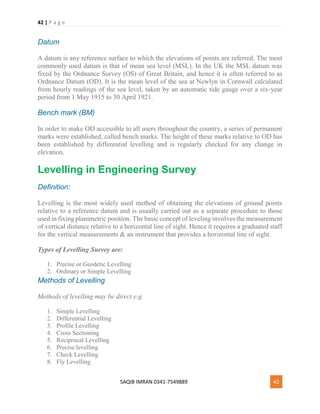 Civil engineering land surveying basics pdf | PDF