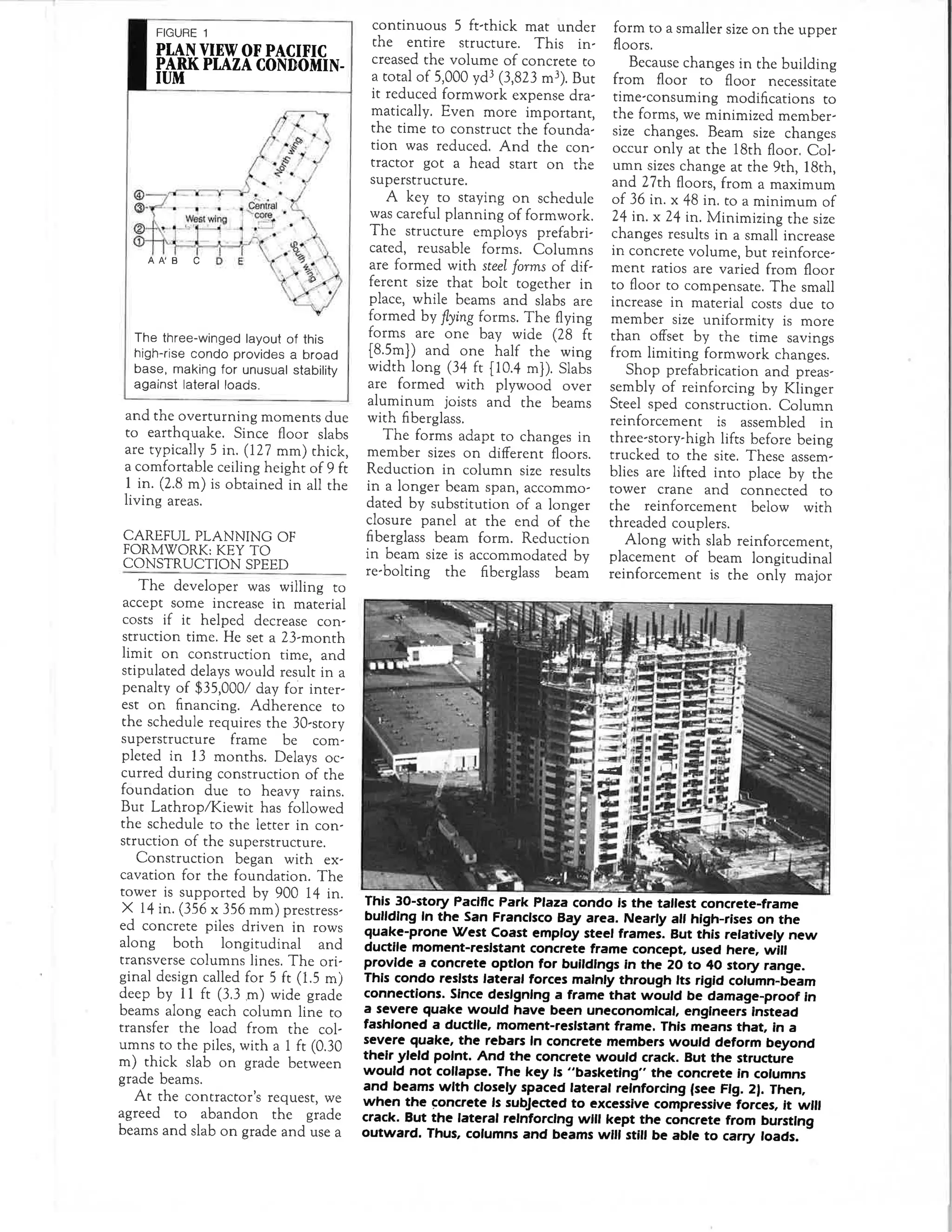 Civil Engineering Magazine ASCE Pacific Park Plaza | PDF
