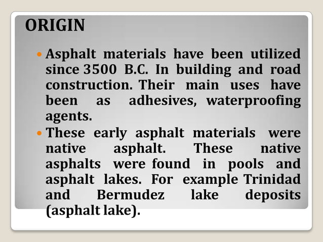 Civil engineering material bitumen | PPT