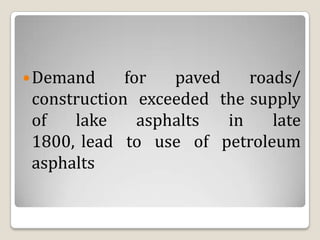 Civil engineering material bitumen | PPTX