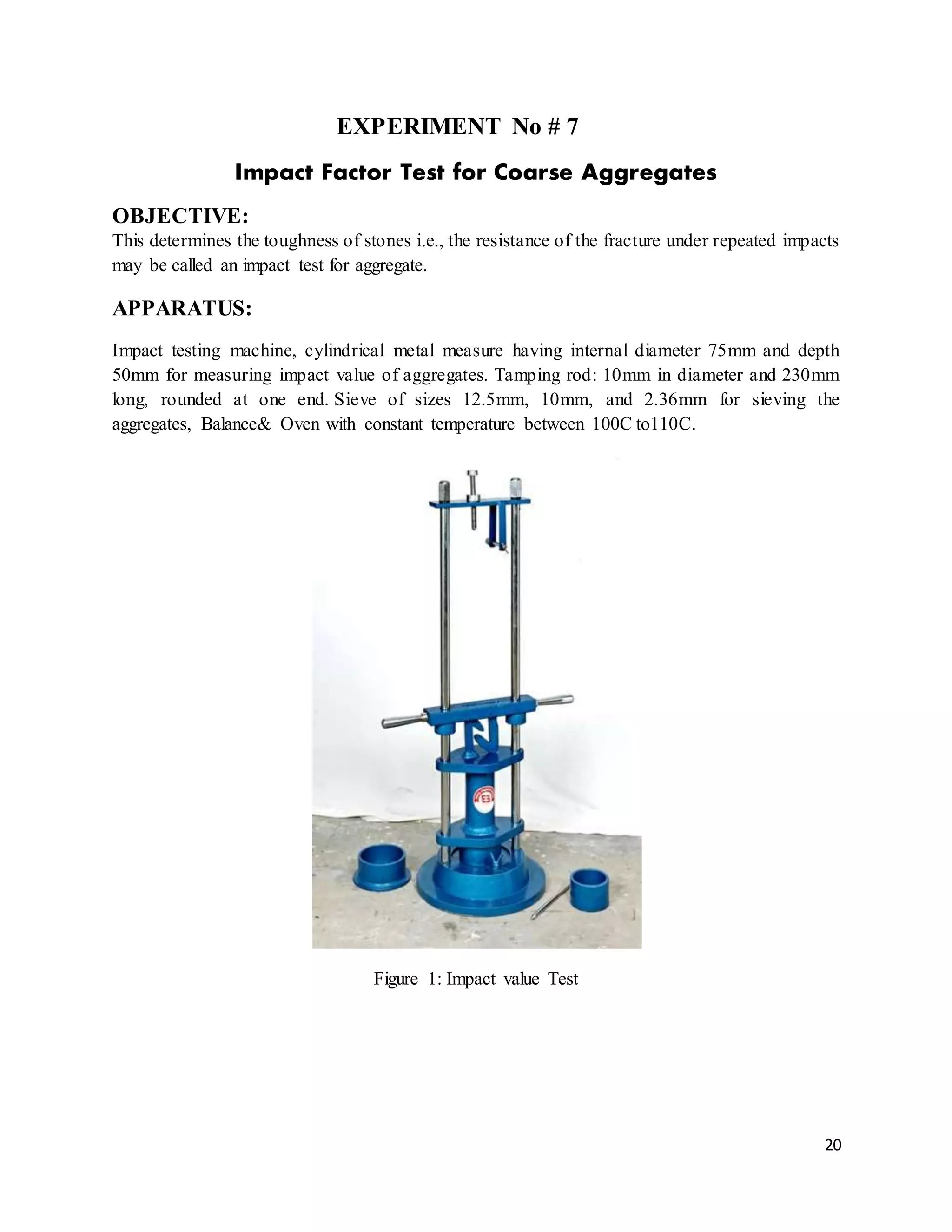 Civil engineering materials lab manual revised | DOCX