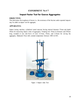 Civil engineering materials lab manual revised | DOCX