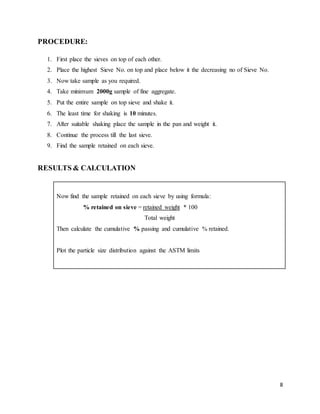 Civil engineering materials lab manual revised | DOCX