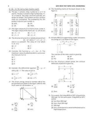Civil engineering mock test | PDF