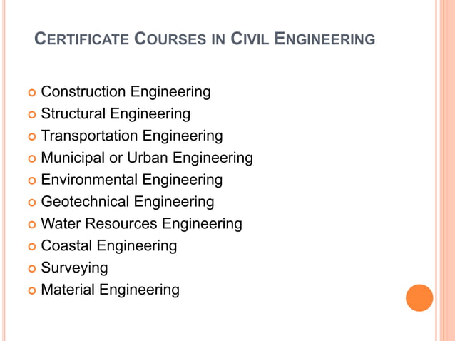 SCOPE OF CIVIL ENGINEERING | PPTX