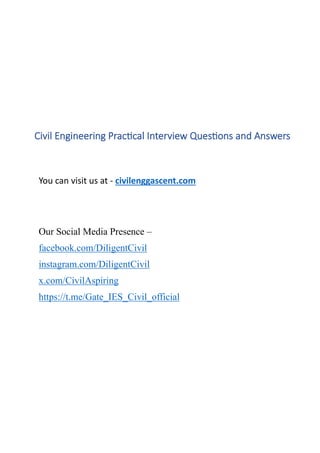 Civil Engineering Practical Interview Questions and Answers.pdf