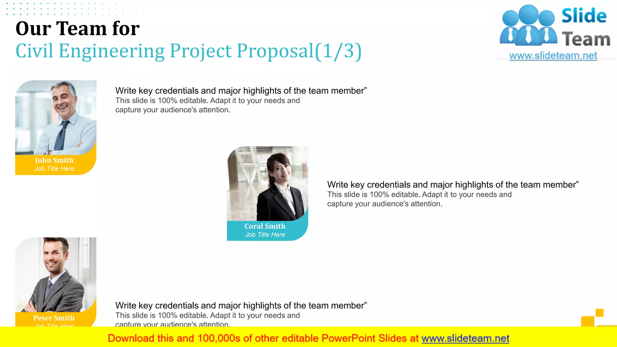 Civil Engineering Project Proposal PowerPoint Presentation Slides | PDF