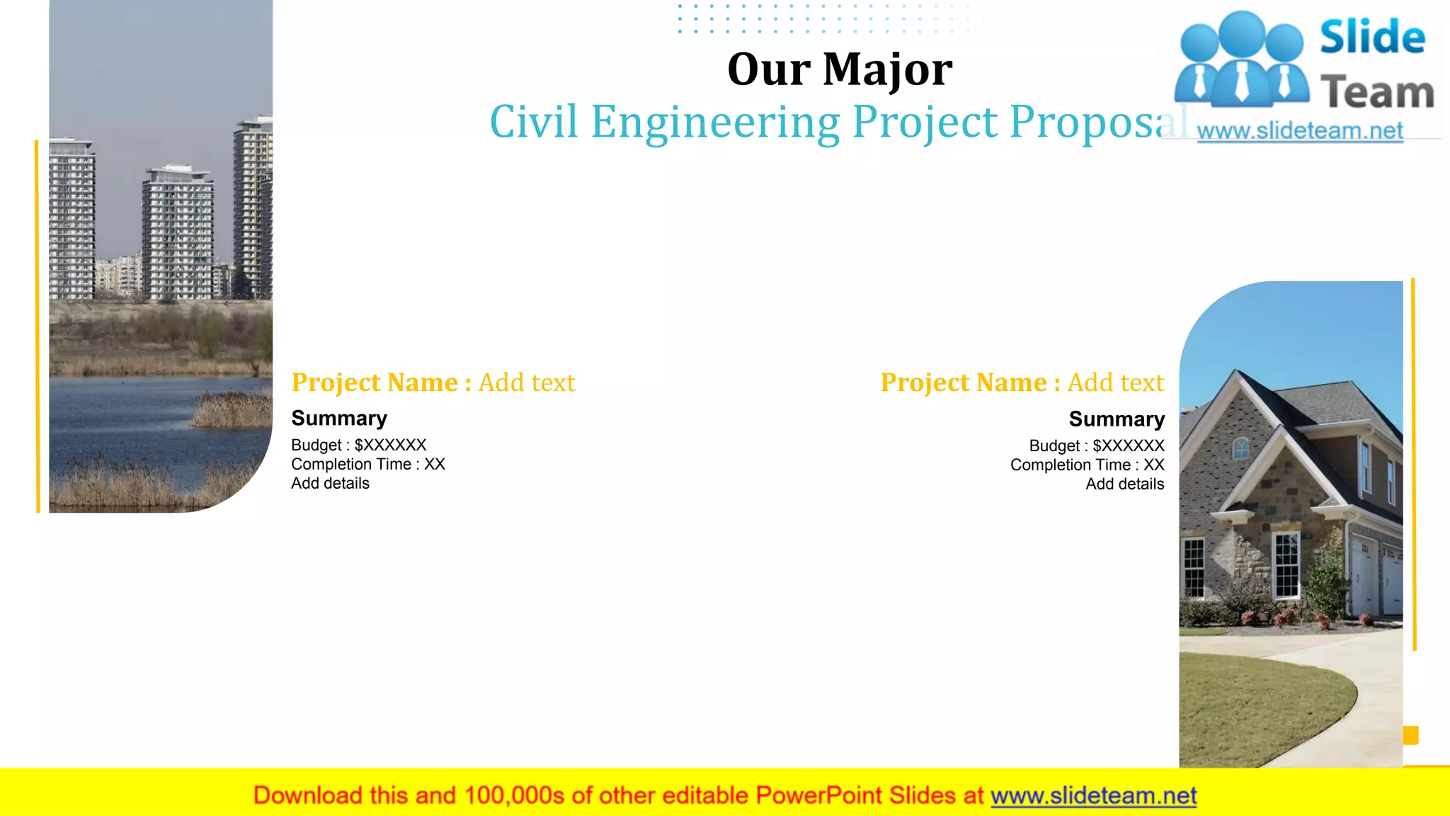 Civil Engineering Project Proposal PowerPoint Presentation Slides | PDF