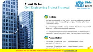 Civil Engineering Project Proposal PowerPoint Presentation Slides | PDF
