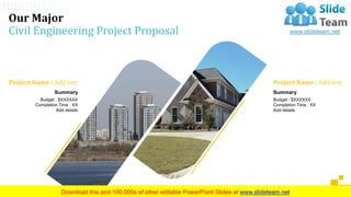 Civil Engineering Project Proposal PowerPoint Presentation Slides | PDF
