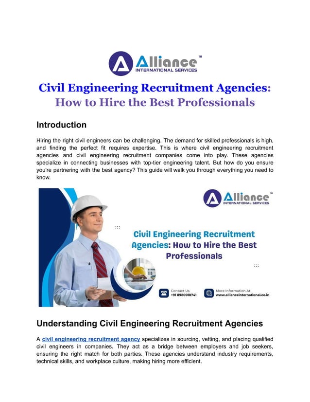 Civil Engineering Recruitment Agencies_ How to Hire the Best ...
