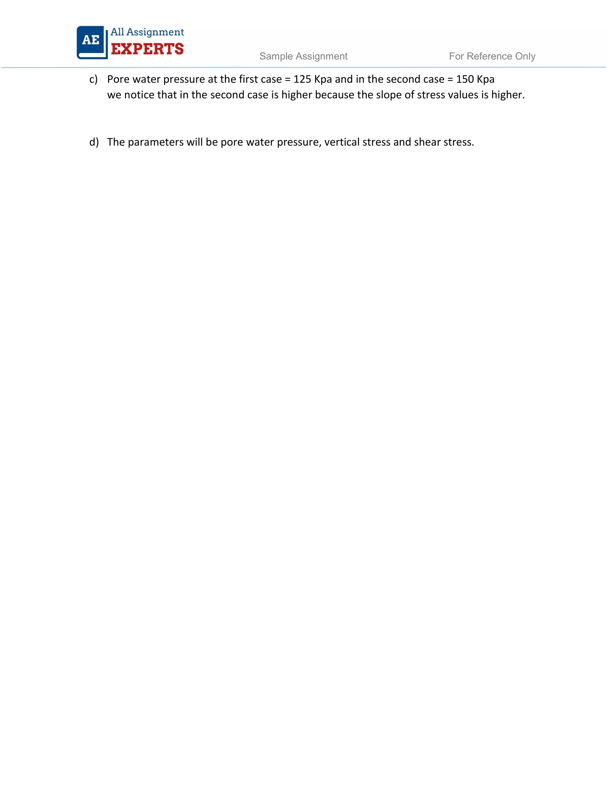 Civil Engineering Sample Assignment Solution | PDF