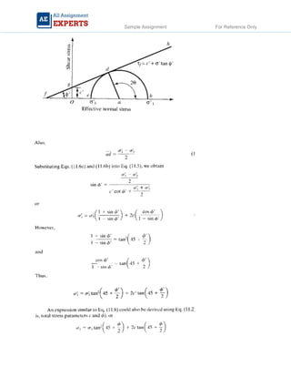Civil Engineering Sample Assignment Solution | PDF