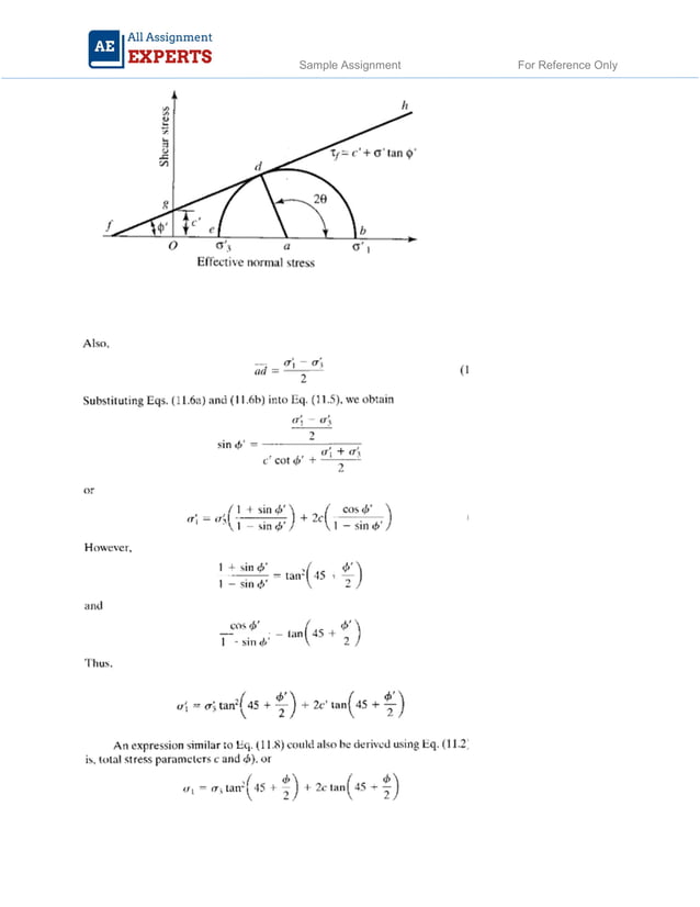 Civil Engineering Sample Assignment Solution | PDF
