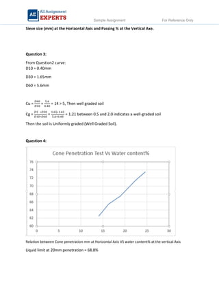 Civil Engineering Sample Assignment Solution | PDF