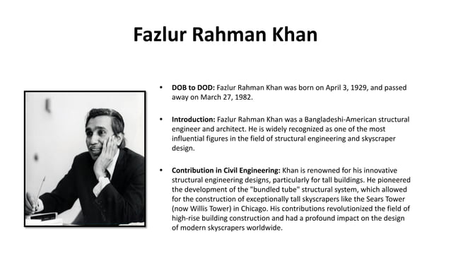 Top 13 Famous Civil Engineering Scientist | PPT