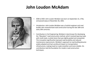 Top 13 Famous Civil Engineering Scientist | PPT