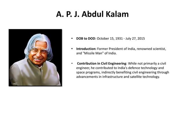 Top 13 Famous Civil Engineering Scientist | PPT