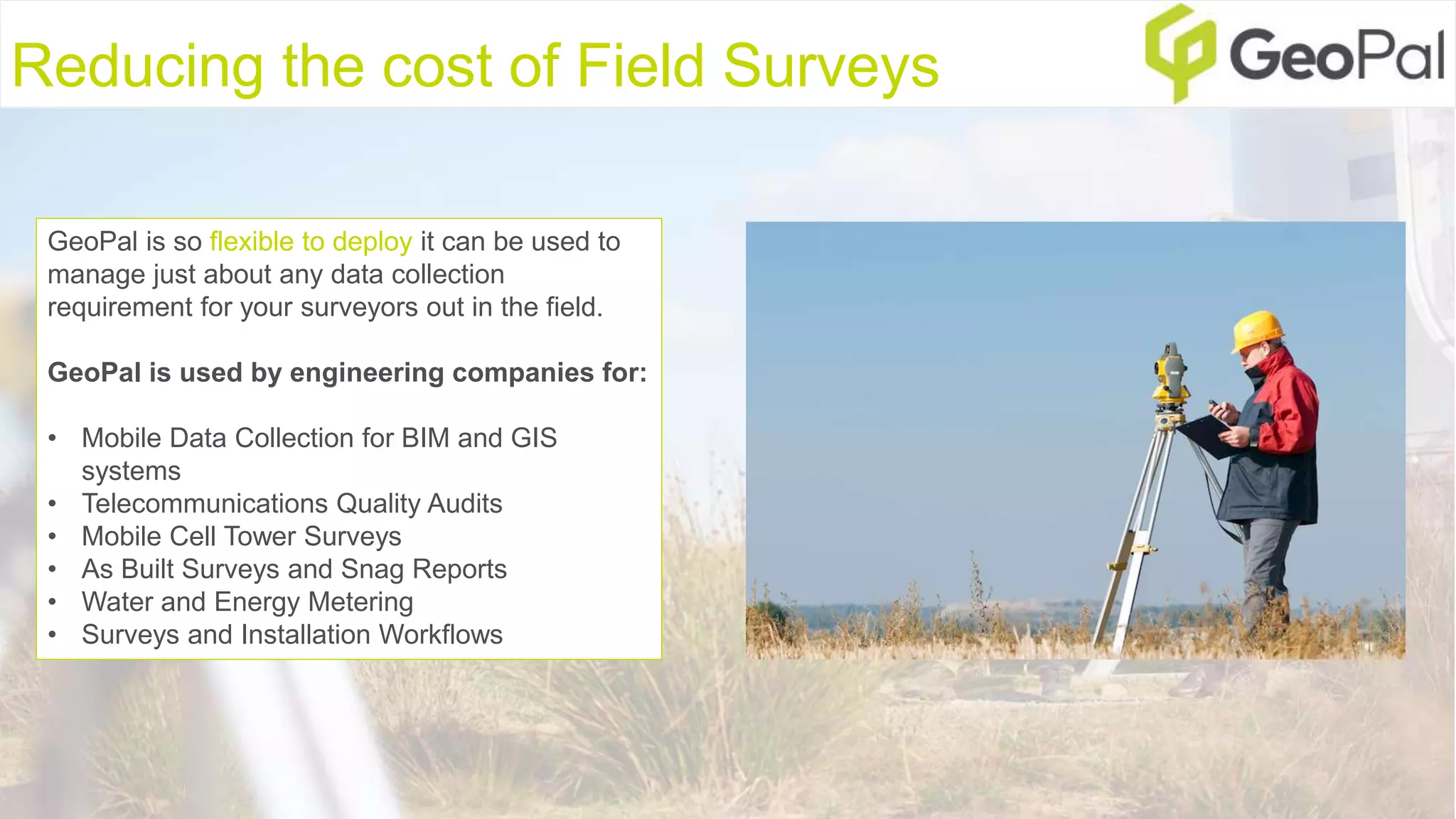 Civil engineering surveying_geopal | PPTX